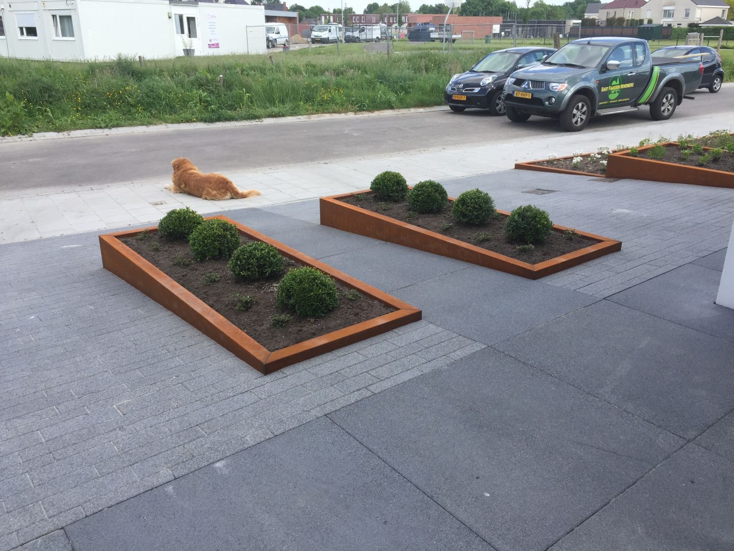 Corten Staal, voortuin | De Tuinen van Appeltern