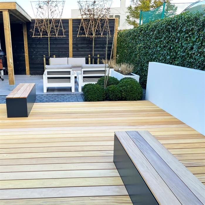 Aluminium Sokkel met zitting (100 x 40 x 43 cm) | De Tuinen van Appeltern